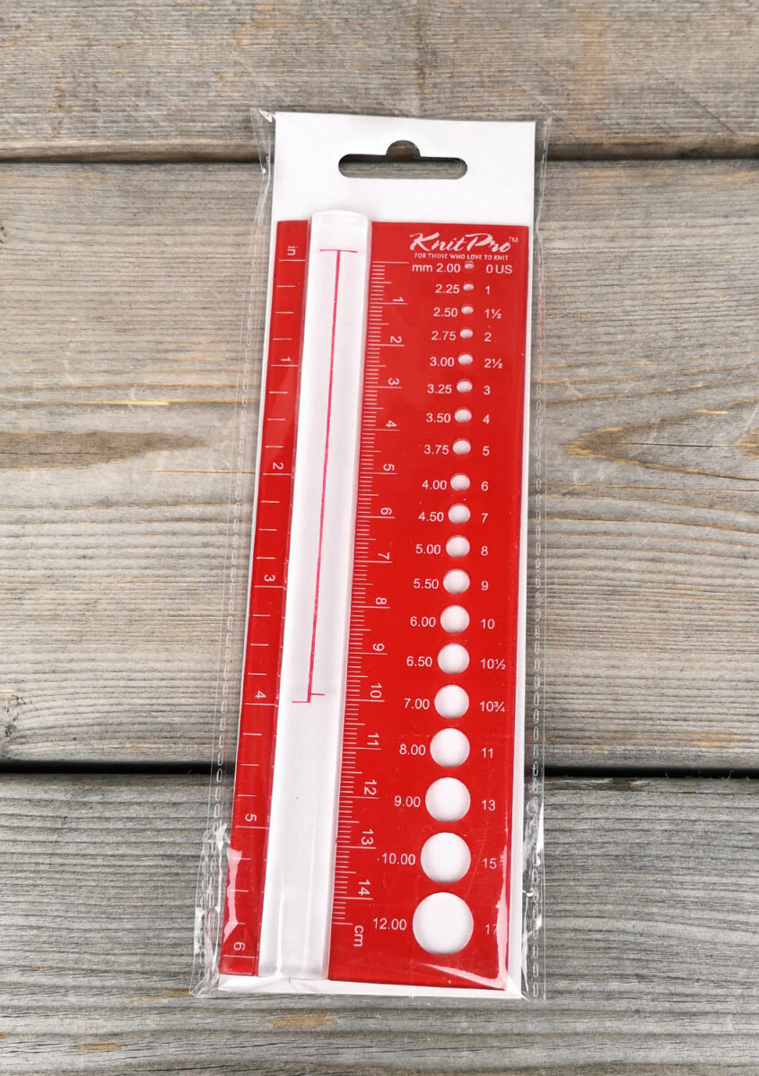 Stickmätare med Förstoringsglas - Yllotyll