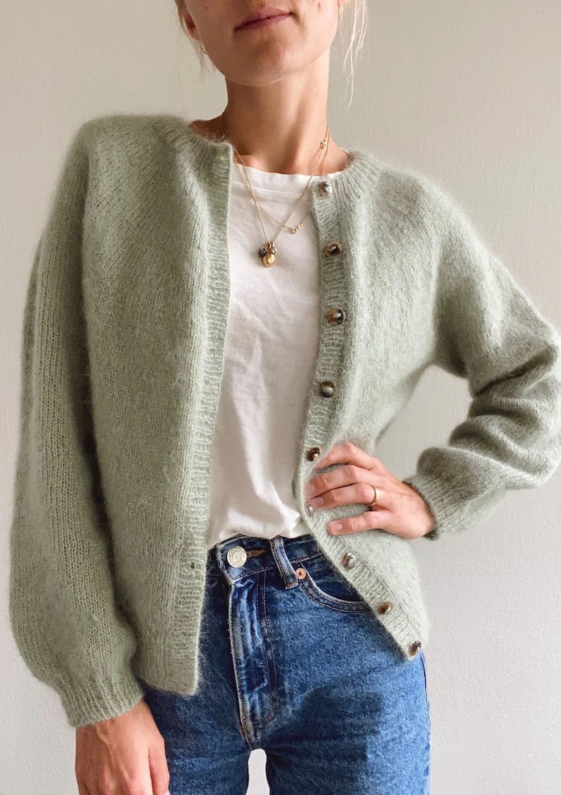 Novice Cardigan - Mohair Edition - Yllotyll