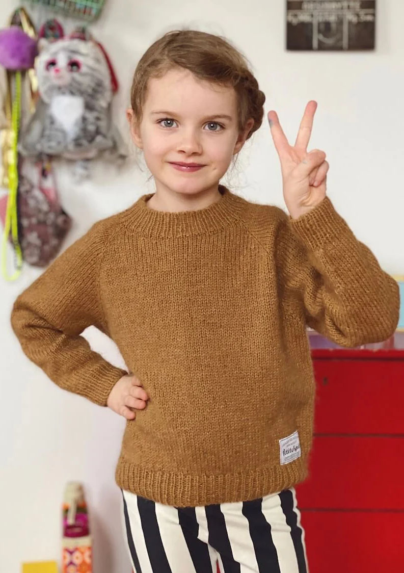 Inga Krusiduller Sweater Junior - Yllotyll