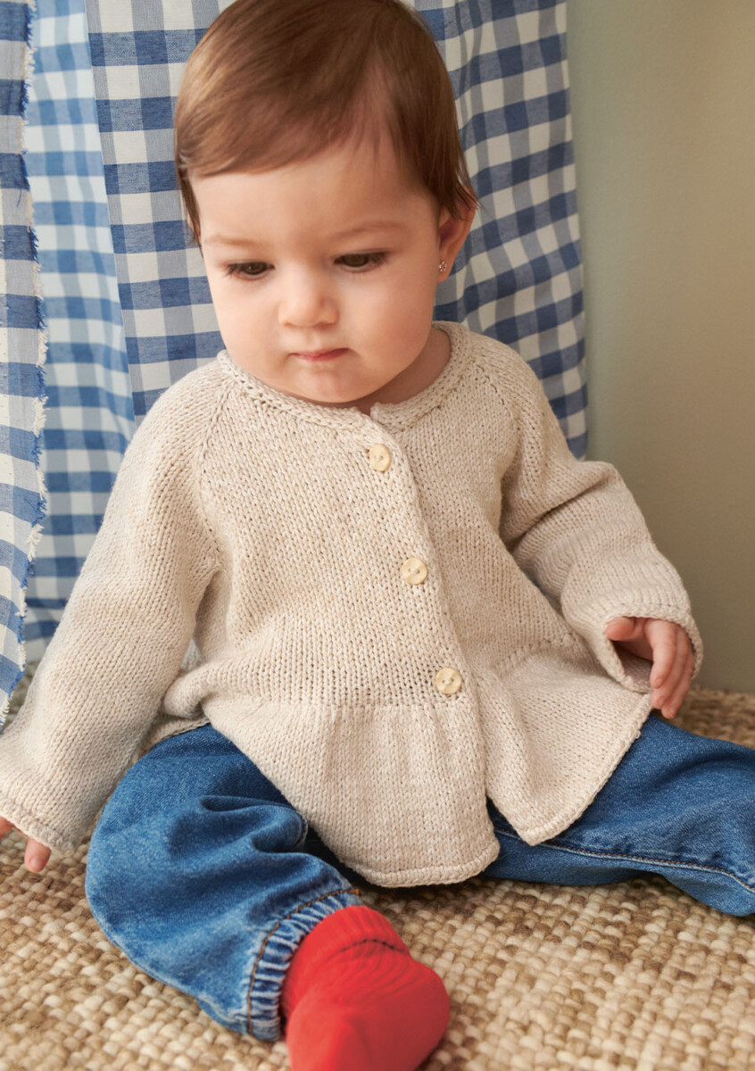 Dina Peplum Cardigan Baby - Yllotyll