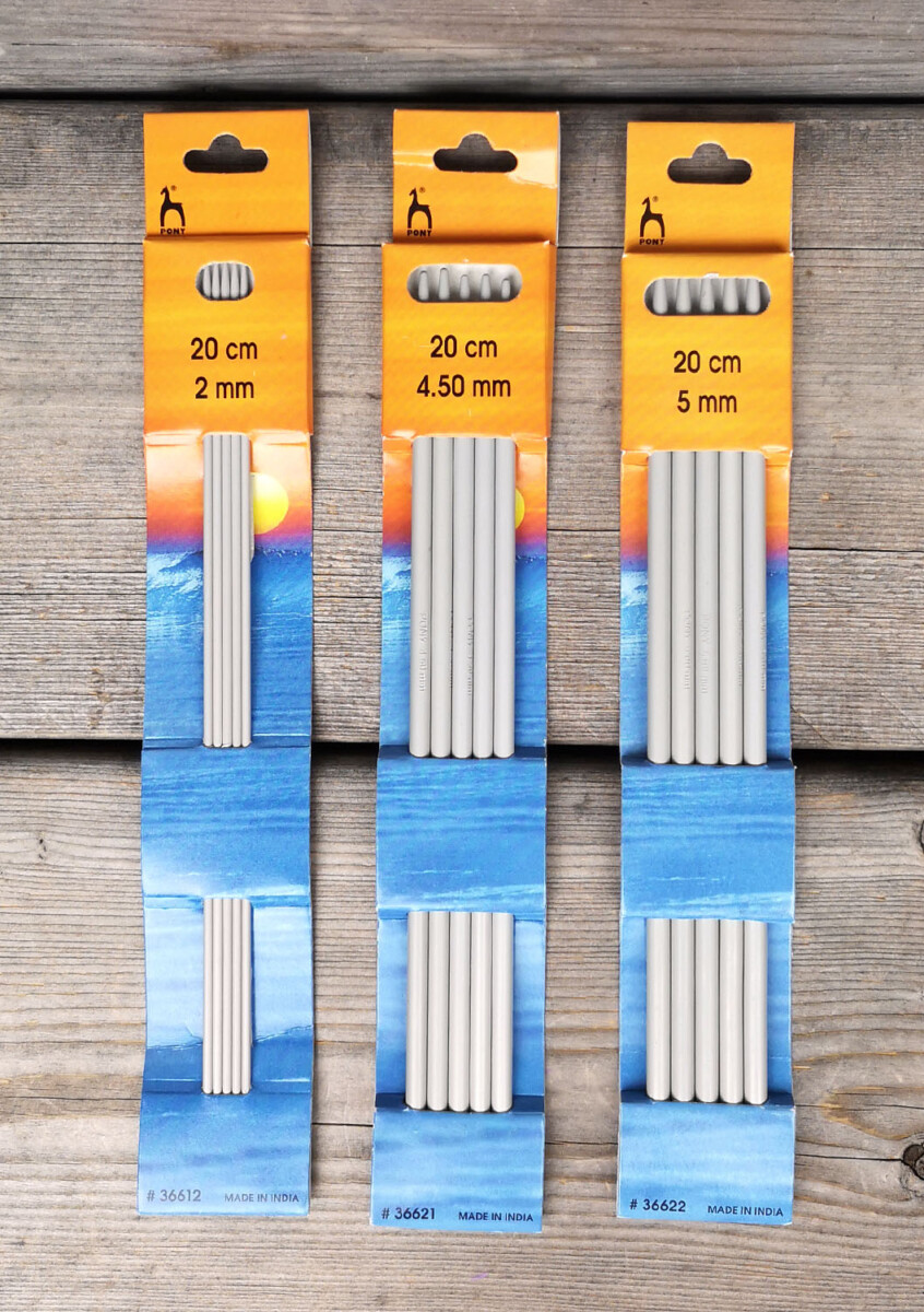 Strumpstickor Metall - Yllotyll